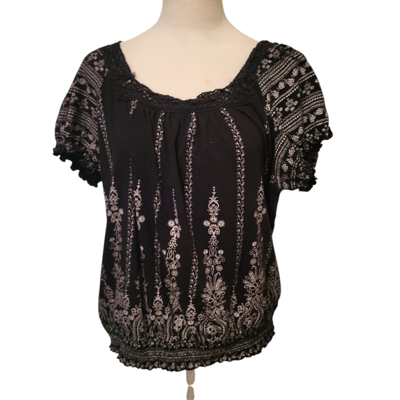 Cato | Tops | Cato Plus Top Blackwhite Sz 82 | Poshmark